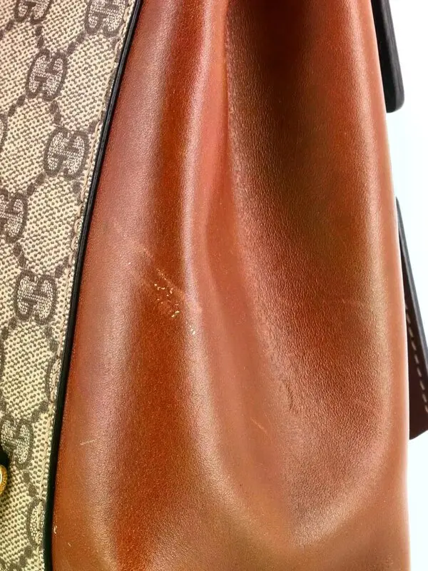 Gucci Padlock Gg Coated Canvas And Leather Mini Backpack