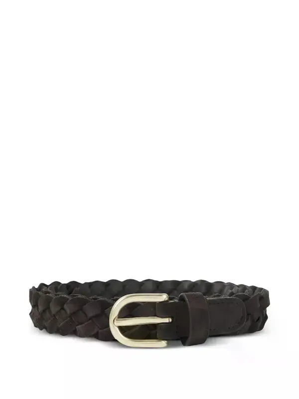 LARDINI Braided Leather Belt