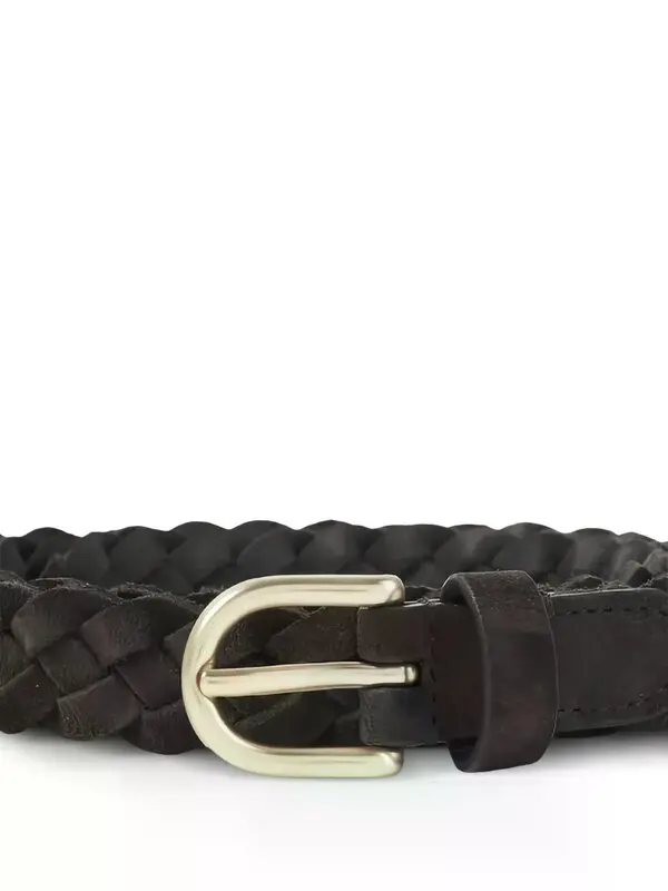 LARDINI Braided Leather Belt