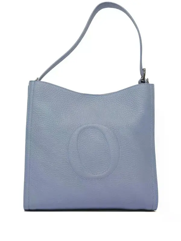 Orciani Medium Her-o Grained-leather Shoulder Bag