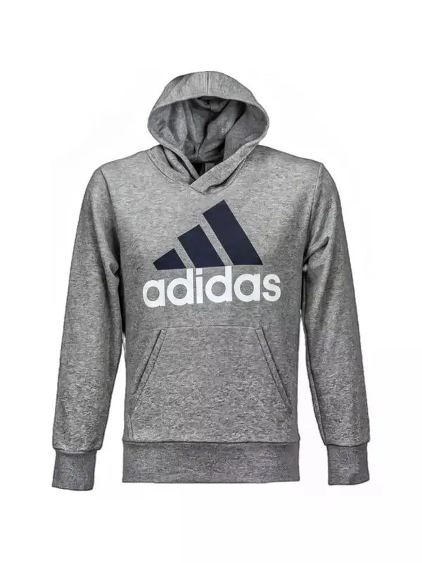 Adidas Essentials Linear Logo-print Hoodie
