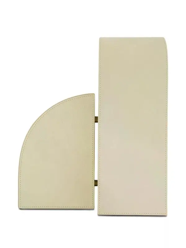 Assouline Cubist Pebbled-leather Bookend