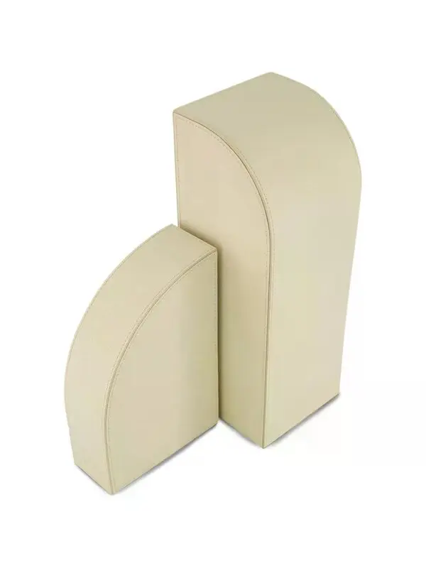 Assouline Cubist Pebbled-leather Bookend