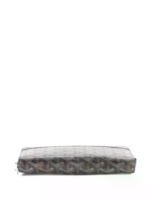 Goyard Matignon Zip Wallet Coated Canvas With Leather Small Wallets
