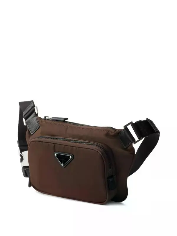 Prada Re-nylon And Saffiano Leather Shoulder Bag