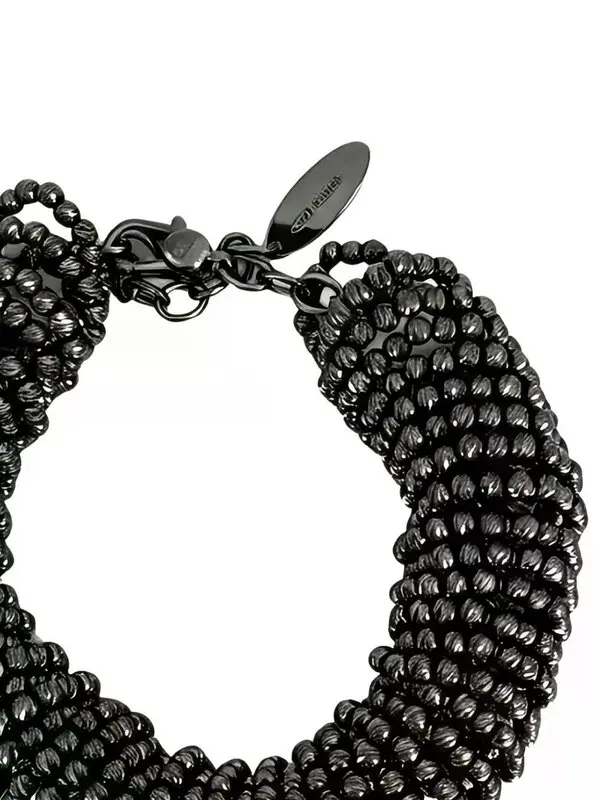 Brunello Cucinelli Beaded Multi-strand Bracelet - Silver