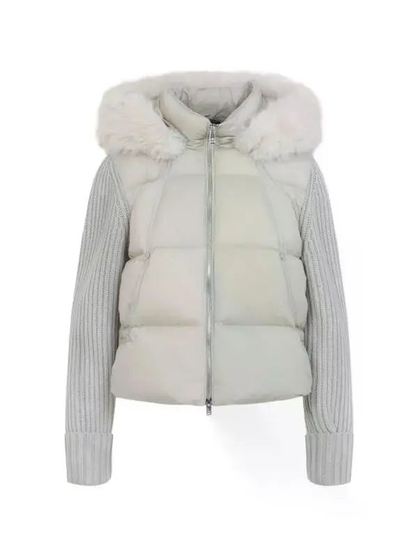 Moose Knuckles Fur-trim Panelled Jacket - Neutrals