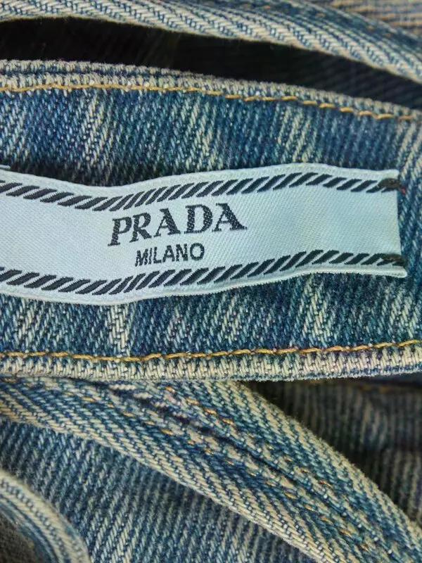 Prada Logo-plaque Bralette Top