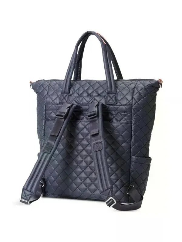 Mz Wallace Metro Utility Quilted Backpack - Blue