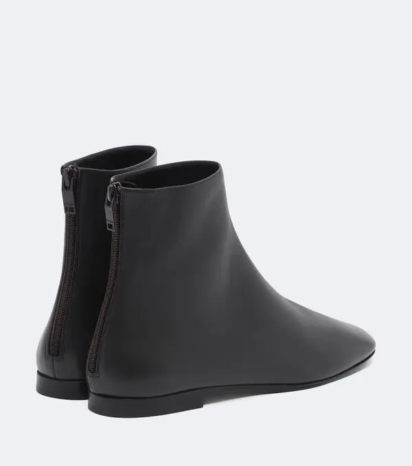 TOTEME Leather Ankle Boots