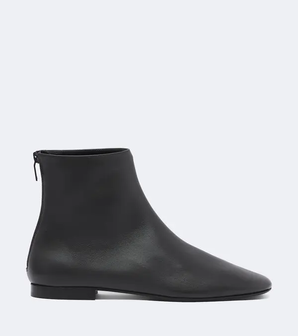 TOTEME Leather Ankle Boots