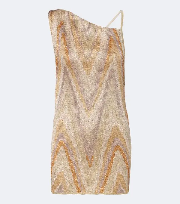 Missoni Zigzag Sequined Lame Top