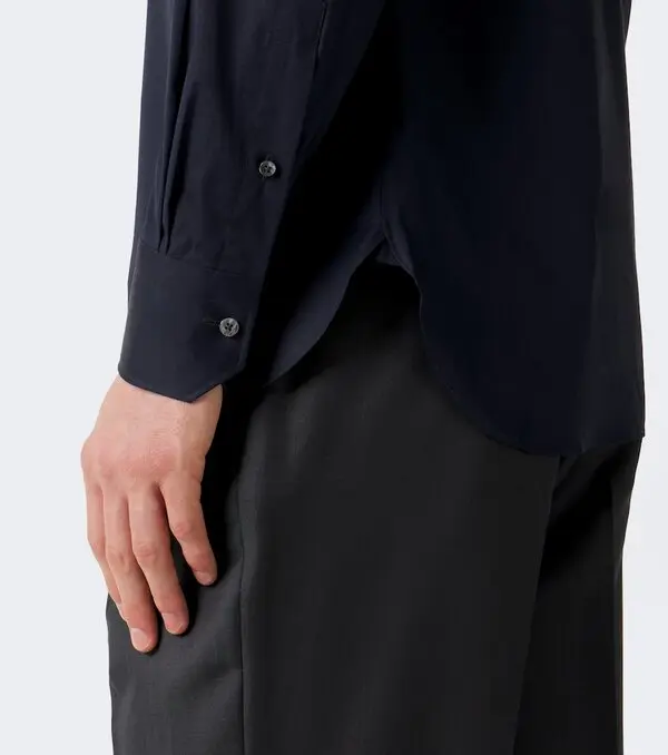 Zegna Cotton-blend Poplin Shirt