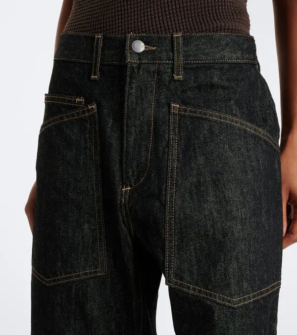 NILI LOTAN Shon Barrel-leg Jeans
