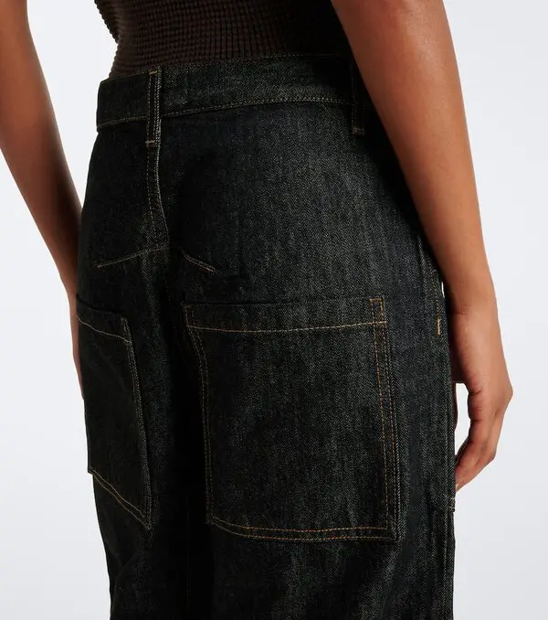NILI LOTAN Shon Barrel-leg Jeans