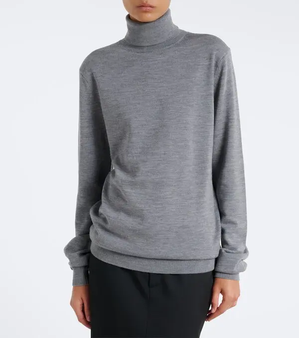THE FRANKIE SHOP Eve Wool Turtleneck Sweater