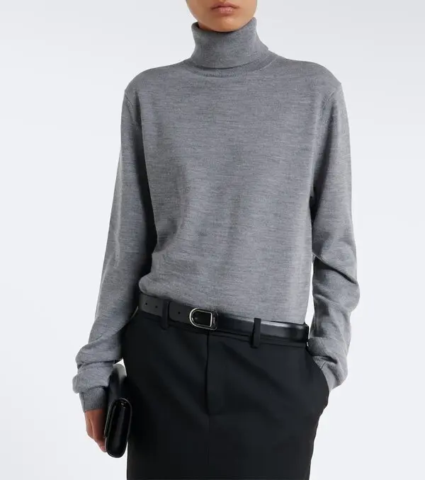 THE FRANKIE SHOP Eve Wool Turtleneck Sweater