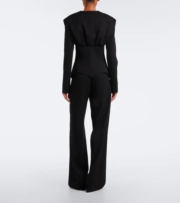 GEORGES HOBEIKA Mid-rise Straight Pants