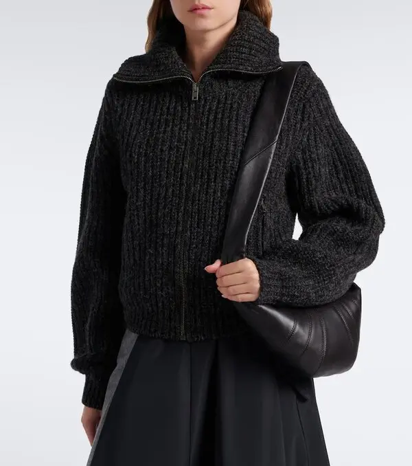 LEMAIRE Alpaca And Yak Zip-up Cardigan