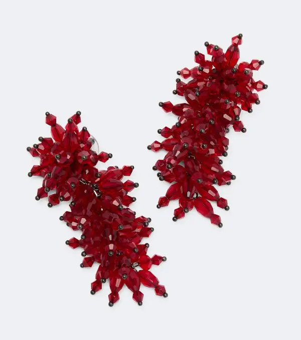 SELF-PORTRAIT Embellished Drop Earrings