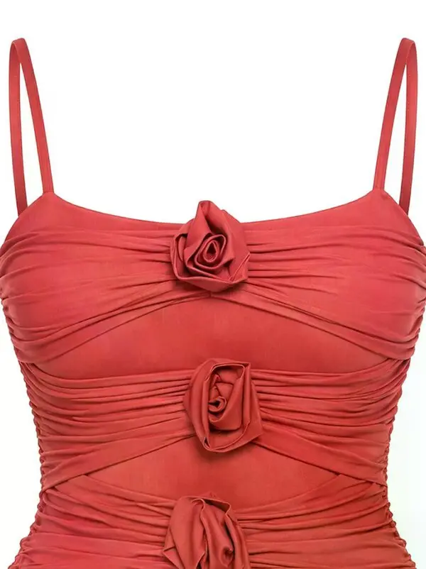 MAYGEL CORONEL Floral-appliqué Swimsuit