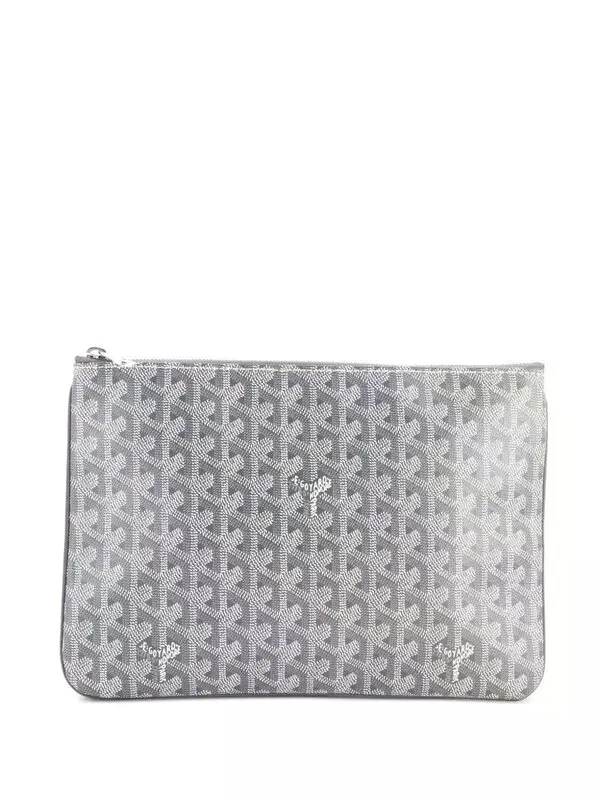 Goyard Senat Zip Coated Canvas Mm Pouch