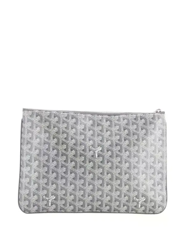 Goyard Senat Zip Coated Canvas Mm Pouch