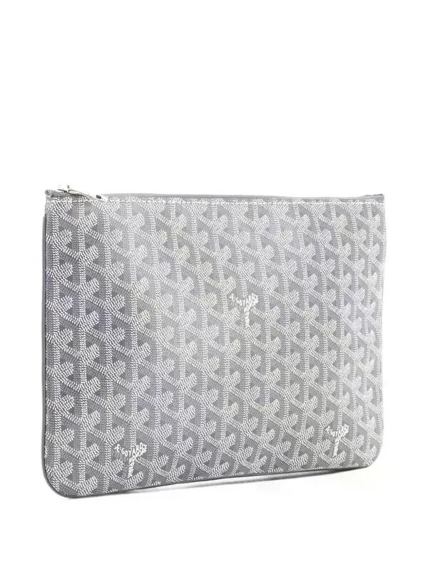 Goyard Senat Zip Coated Canvas Mm Pouch