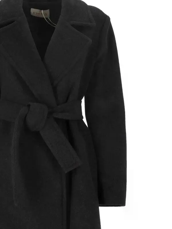 Marella Belted Notch-lapel Coat