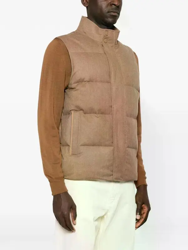 Canali Quilted Padded Gilet