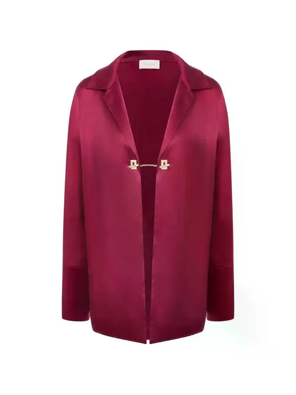 DANAME Chain-link Satin Blouse