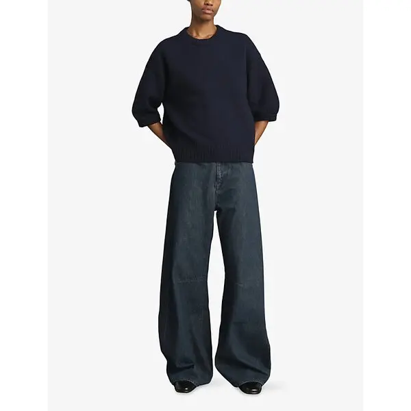 Soeur Lise Short-sleeve Merino-wool Jumper