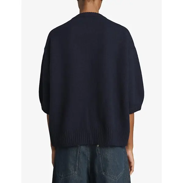 Soeur Lise Short-sleeve Merino-wool Jumper