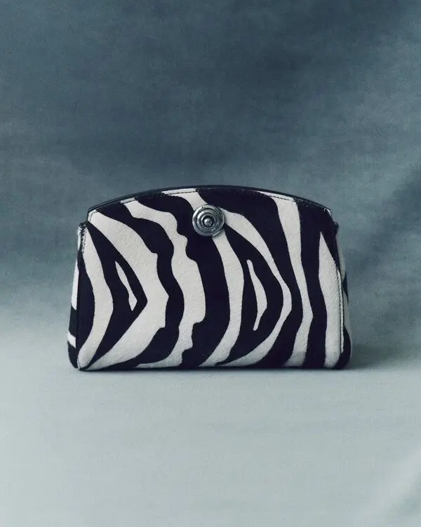 LIFFNER Pushlock Clutch Zebra