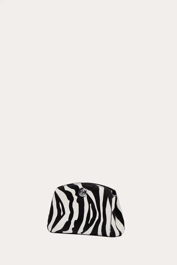 LIFFNER Pushlock Clutch Zebra