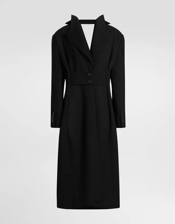 Dolce & Gabbana Wool Gabardine Coat Collection