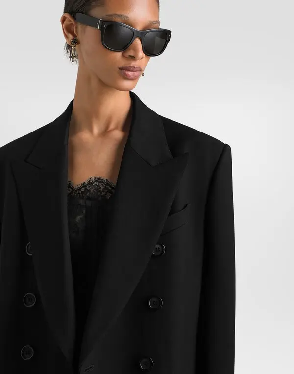 Dolce & Gabbana Wool Gabardine Coat Collection