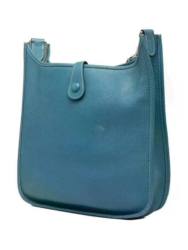 Hermès 2007 Clemence Evelyne I 29 Crossbody Bag - Blue