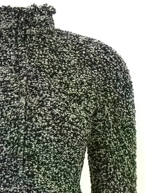 Alberta Ferretti Bouclé Peplum Jacket