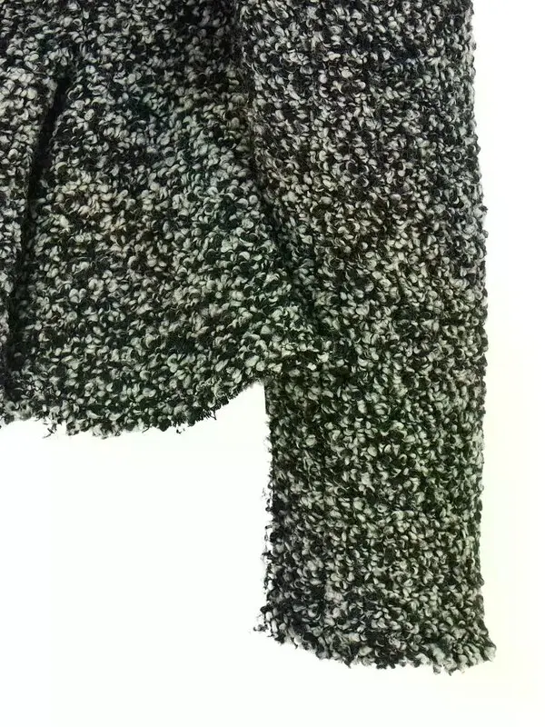 Alberta Ferretti Bouclé Peplum Jacket