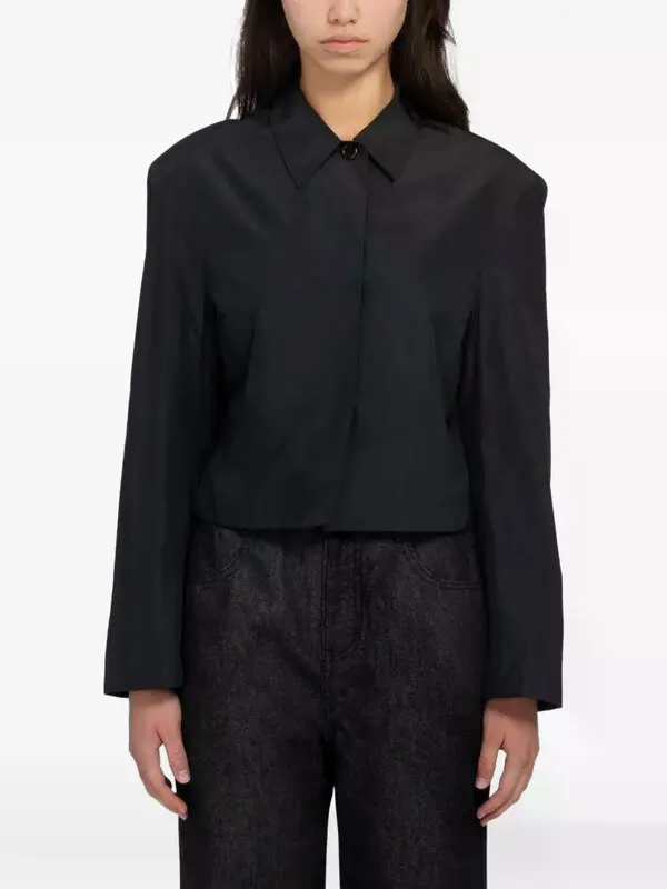 AMOMENTO Silk Taffeta Jacket