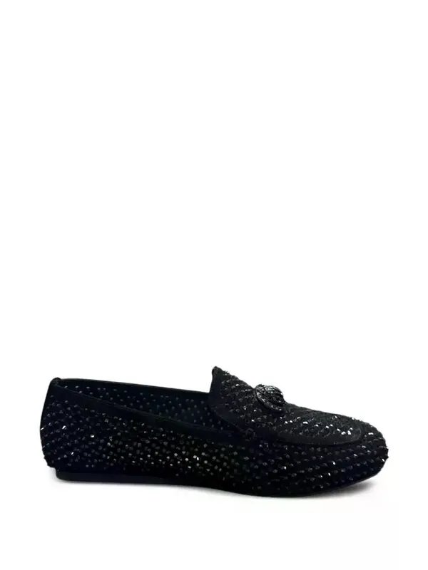 Kurt Geiger Crystal-embellished Loafers