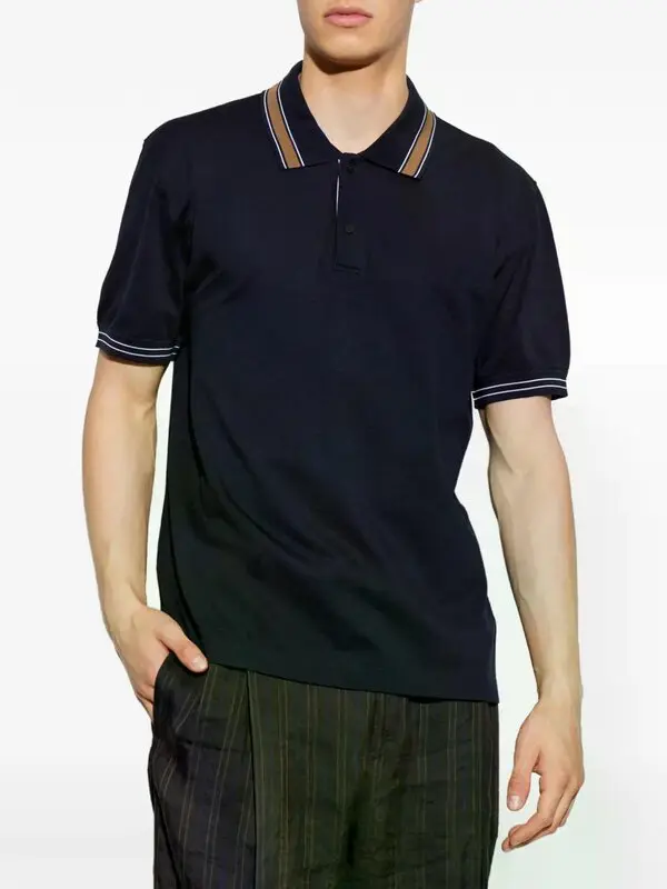 FERRAGAMO Contrast-trim Polo Shirt