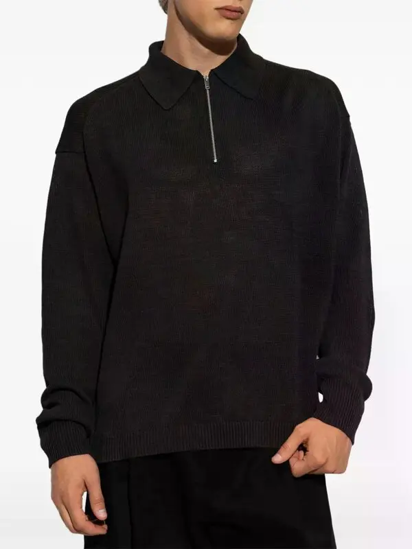 Studio Nicholson Heddy Polo-collar Sweater