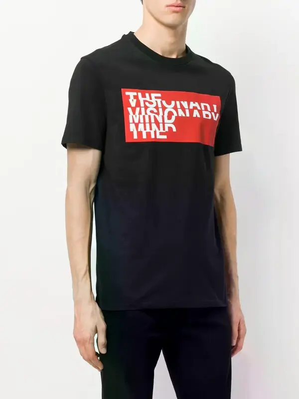 Neil Barrett Slogan-print Distressed T-shirt