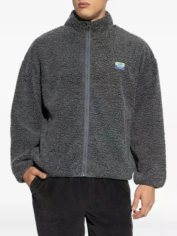 American Vintage Logo-patch Zip-up Jacket