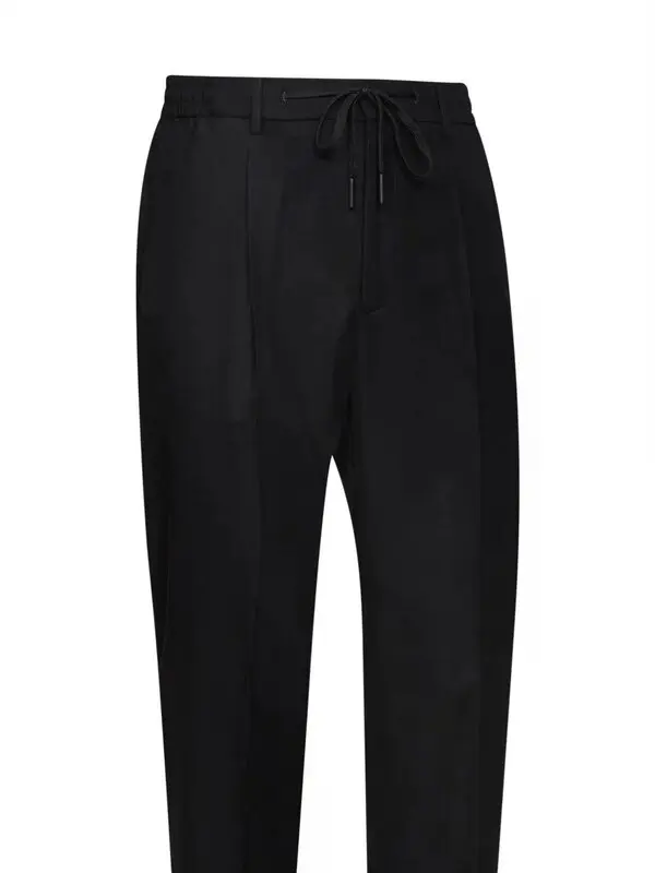 TAGLIATORE Pleated Drawstring Trousers