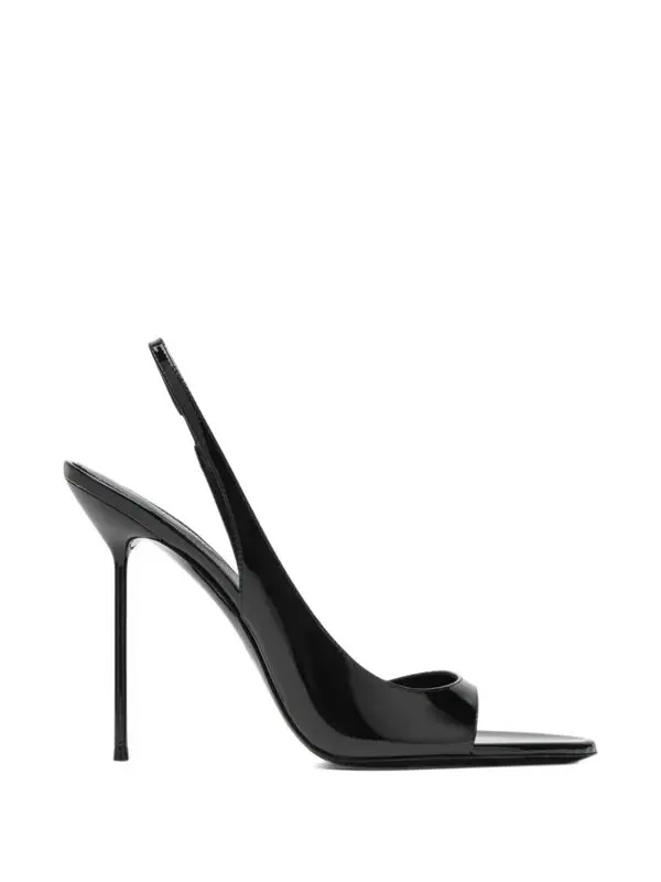 Paris Texas Lidia Slingback Sandals - Black