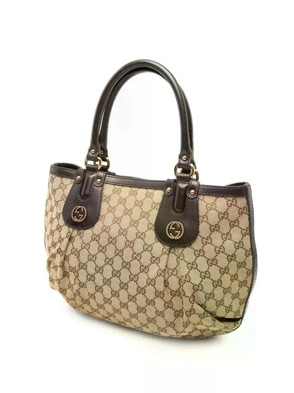 GUCCI 2000-2015 Gg Canvas Scarlett Tote Bag