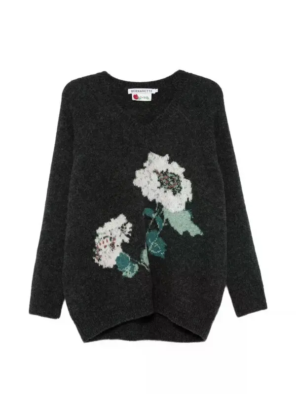 Bernadette Kane Floral-intarsia Sweater